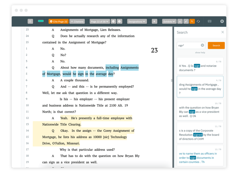 Deposition & Transcript Management Software | CaseFleet